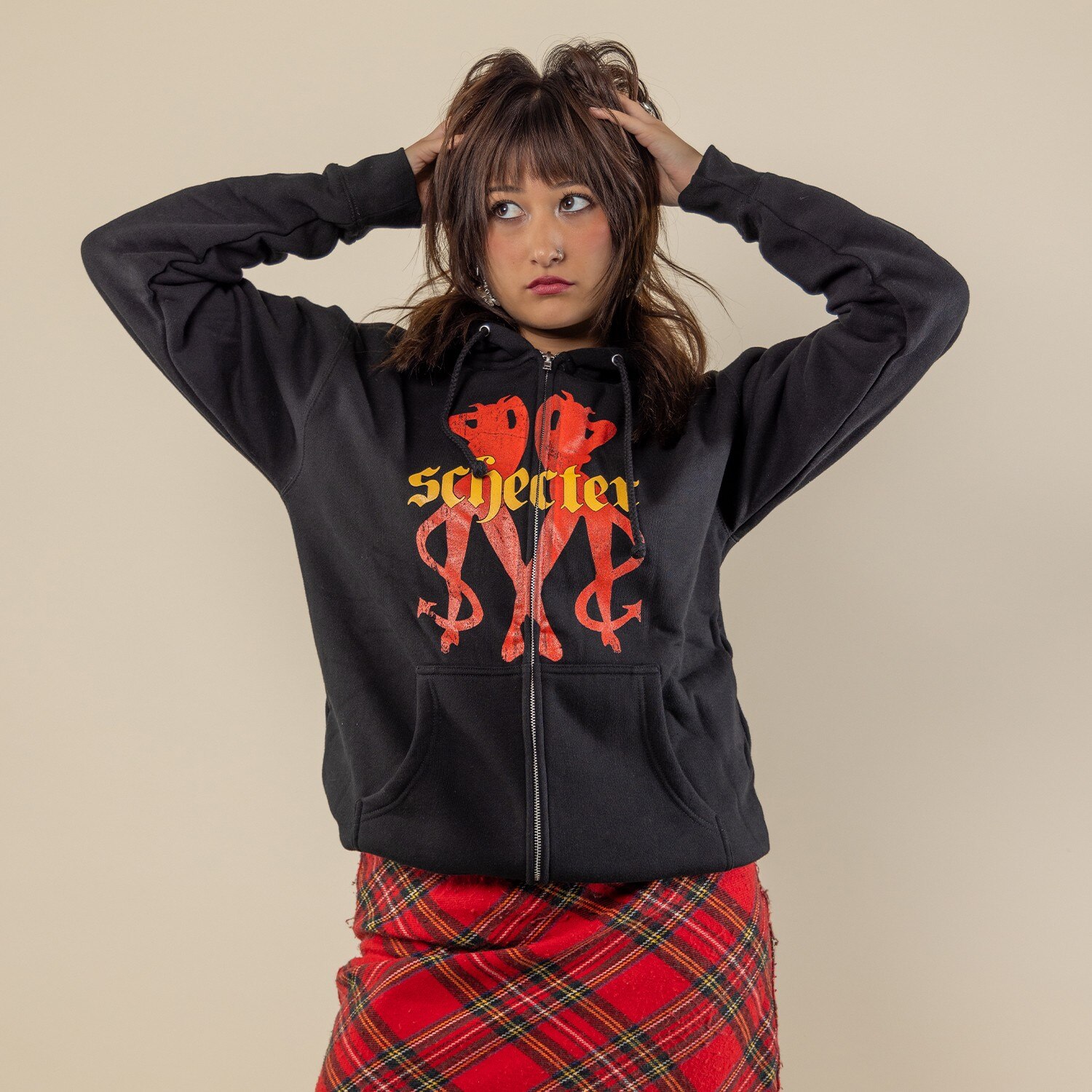 Double Devil Zip-Up Hoodie