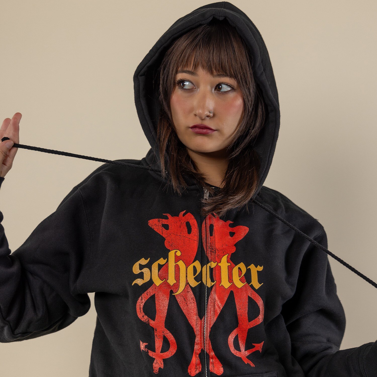 Double Devil Zip-Up Hoodie